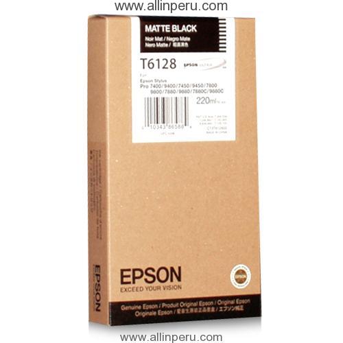 Tinta Epson T612800 Matte Negro T6128, 220Ml | Mejores Precios